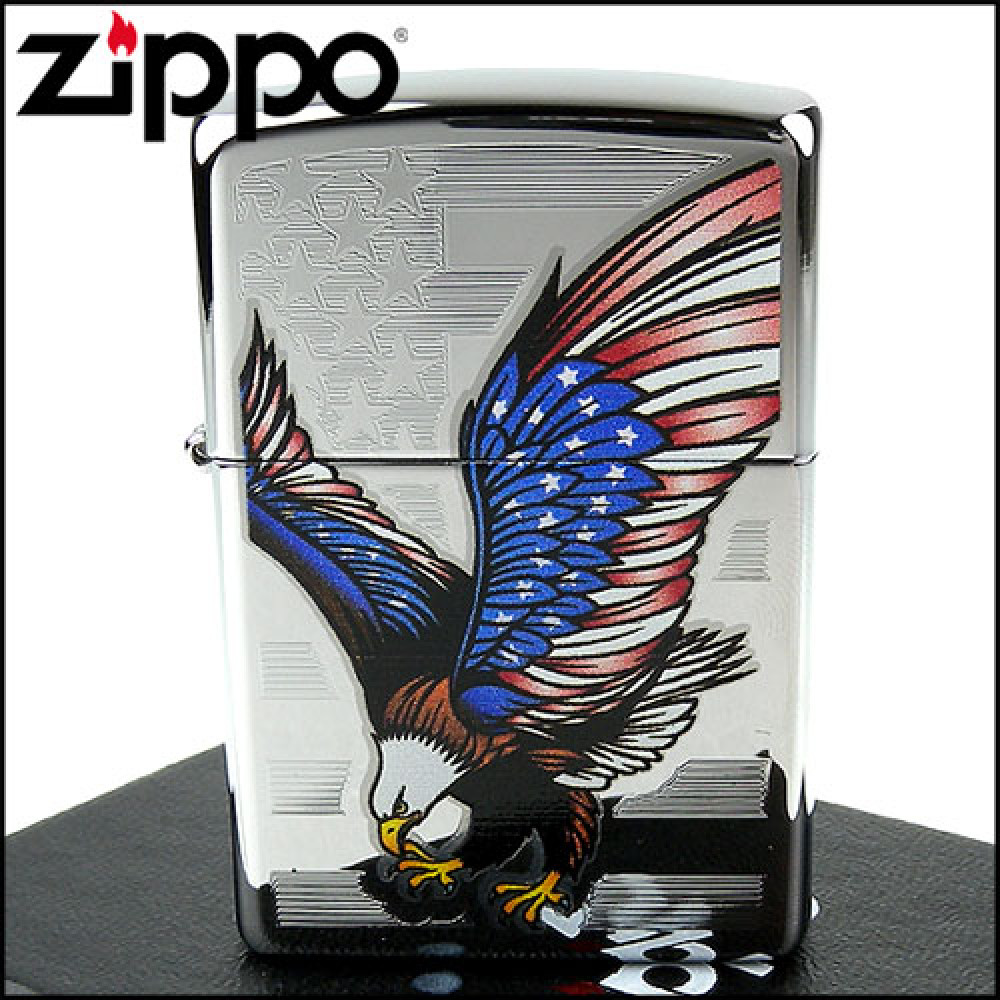 Купити Запальничка Zippo (Зіппо) EAGLE FLAG 28449 оригінал | Zippo-online.com - ZIPPO-online