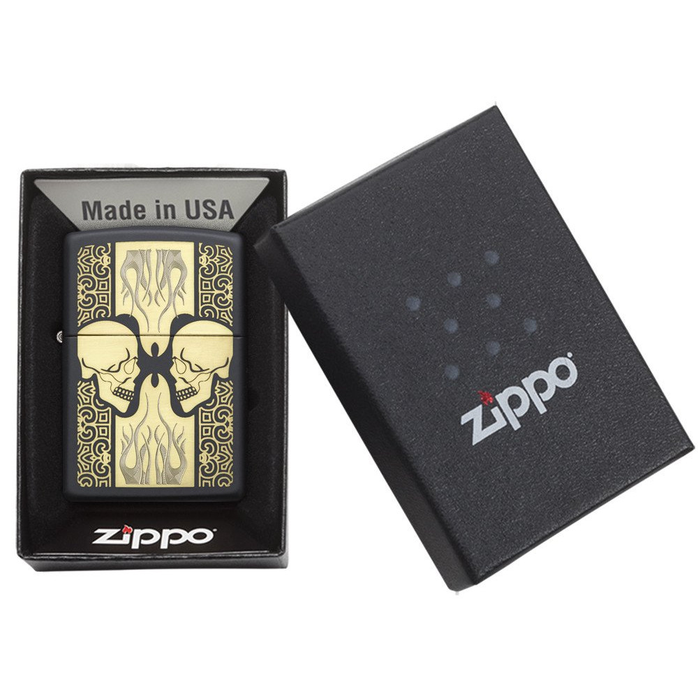 Купити Запальничка Zippo (Зіппо) Skulls 29404 оригінал | Zippo-online ...