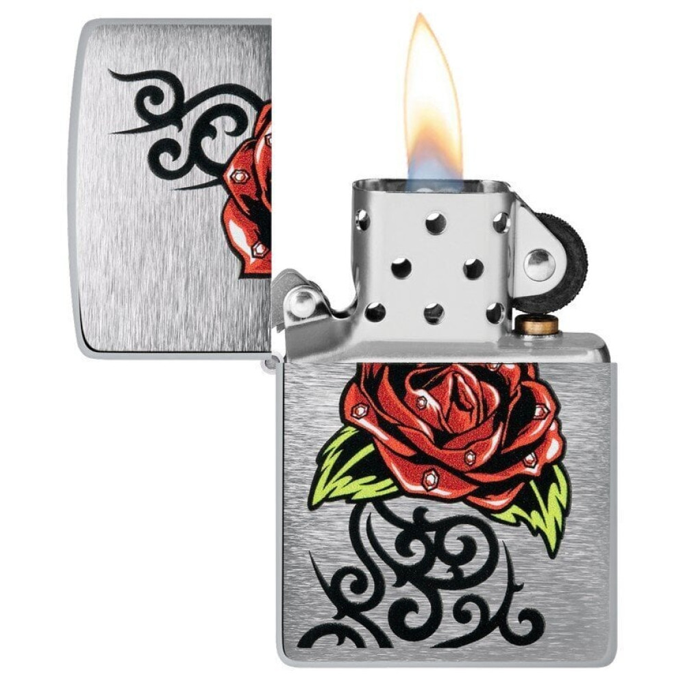 Купити Запальничка Zippo (Зіппо) Rose Tattoo Design 48790 оригінал ...